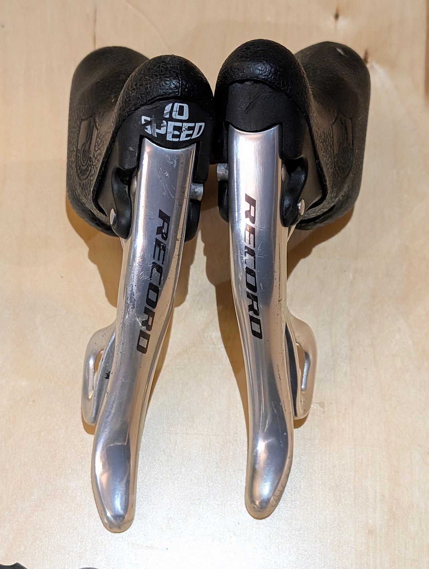 Info. on Record 10 speed shifters in Silver? - Bike Forums