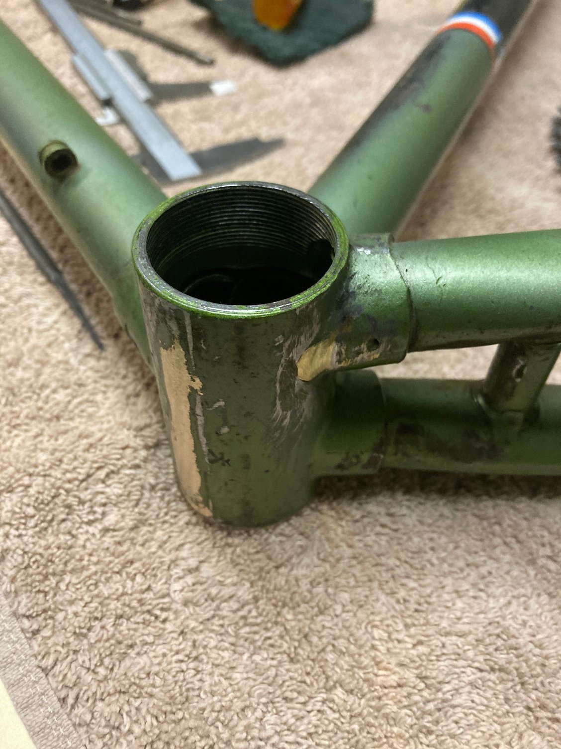 Tapered spindle for old Carlton? - Bike Forums