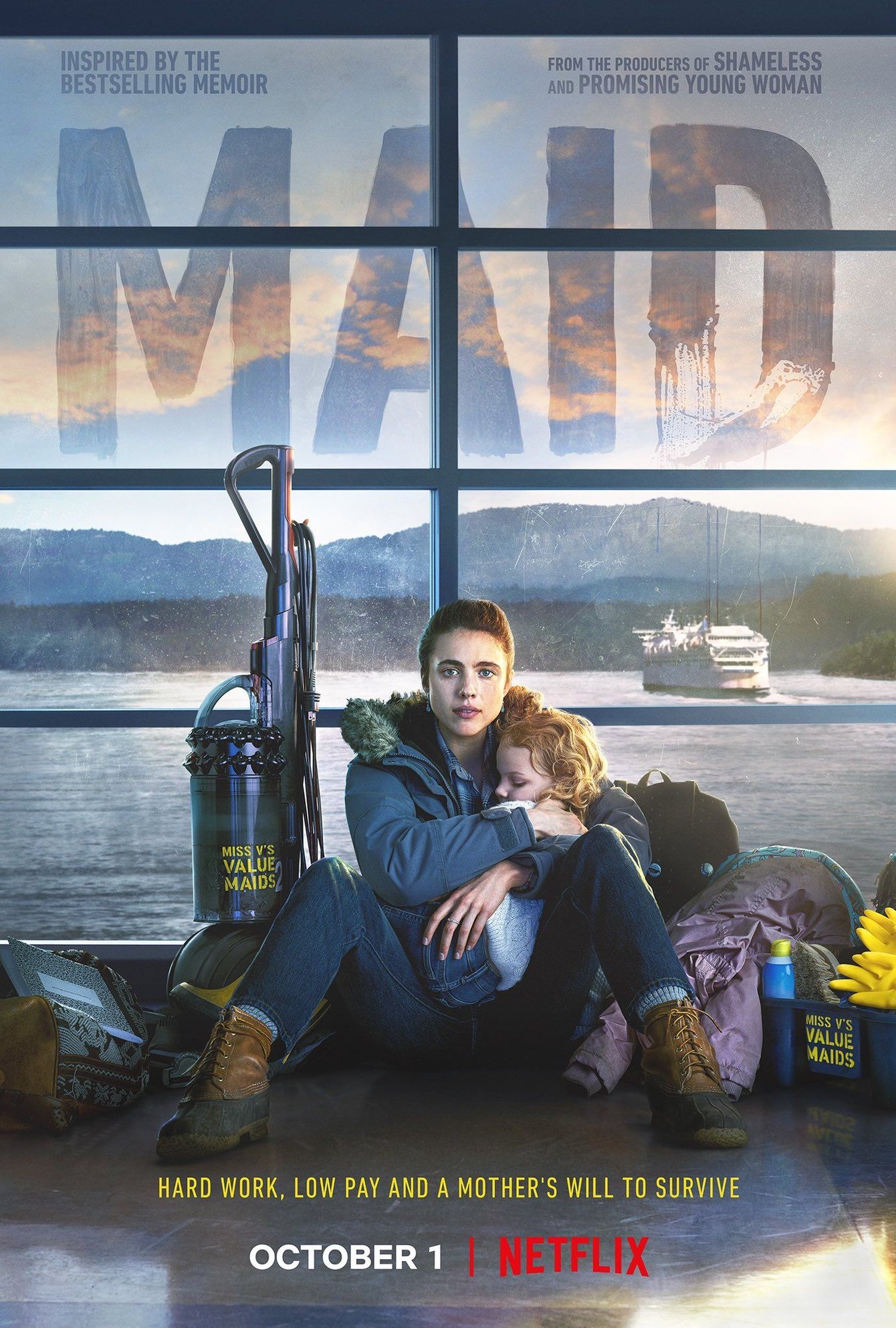 Maid (Netflix) - S: Margaret Qualley, Andie MacDowell, EP: John Wells ...