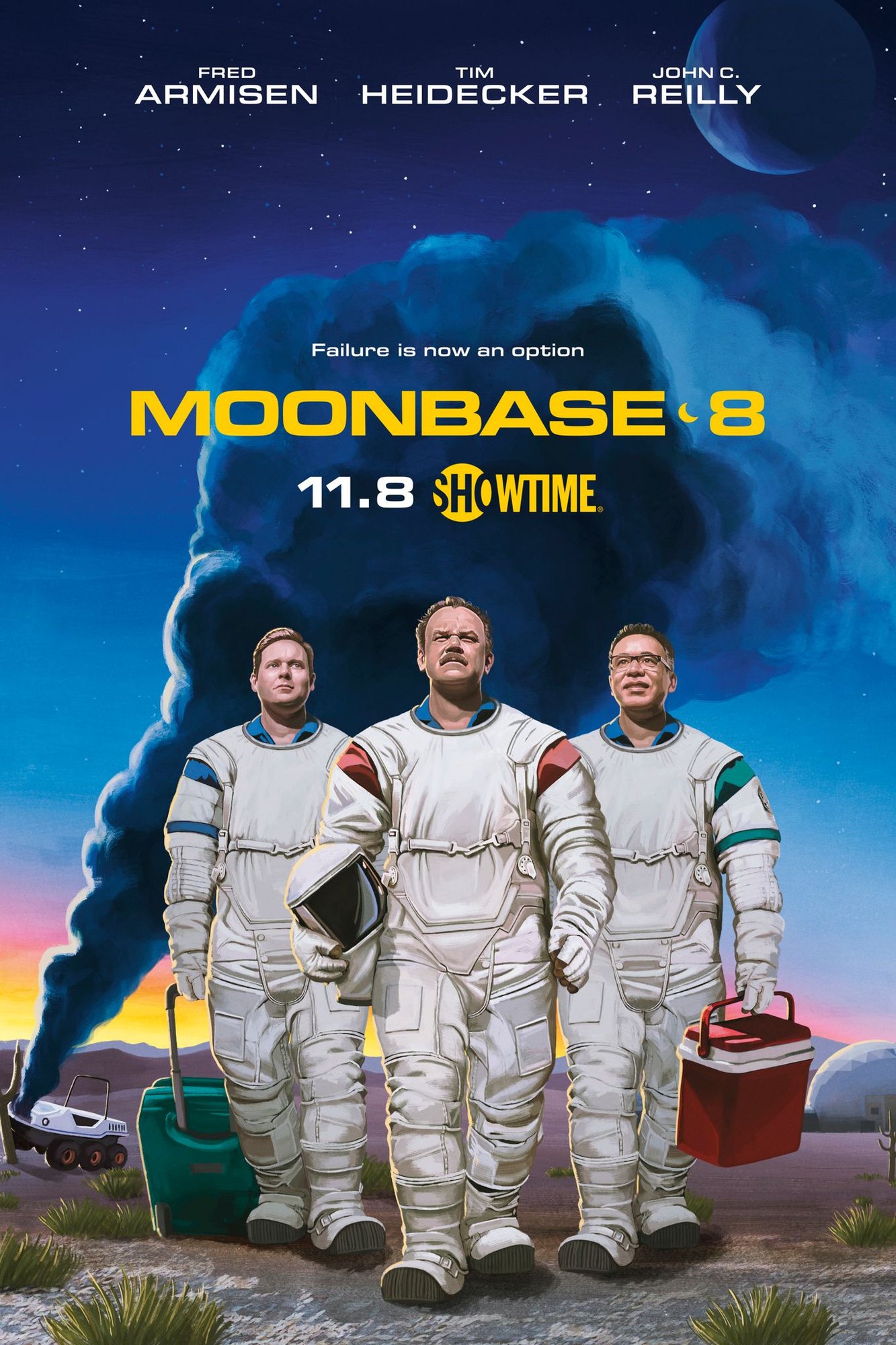 Moonbase 8 (Showtime) created by & starring: Fred Armisen, John C ...