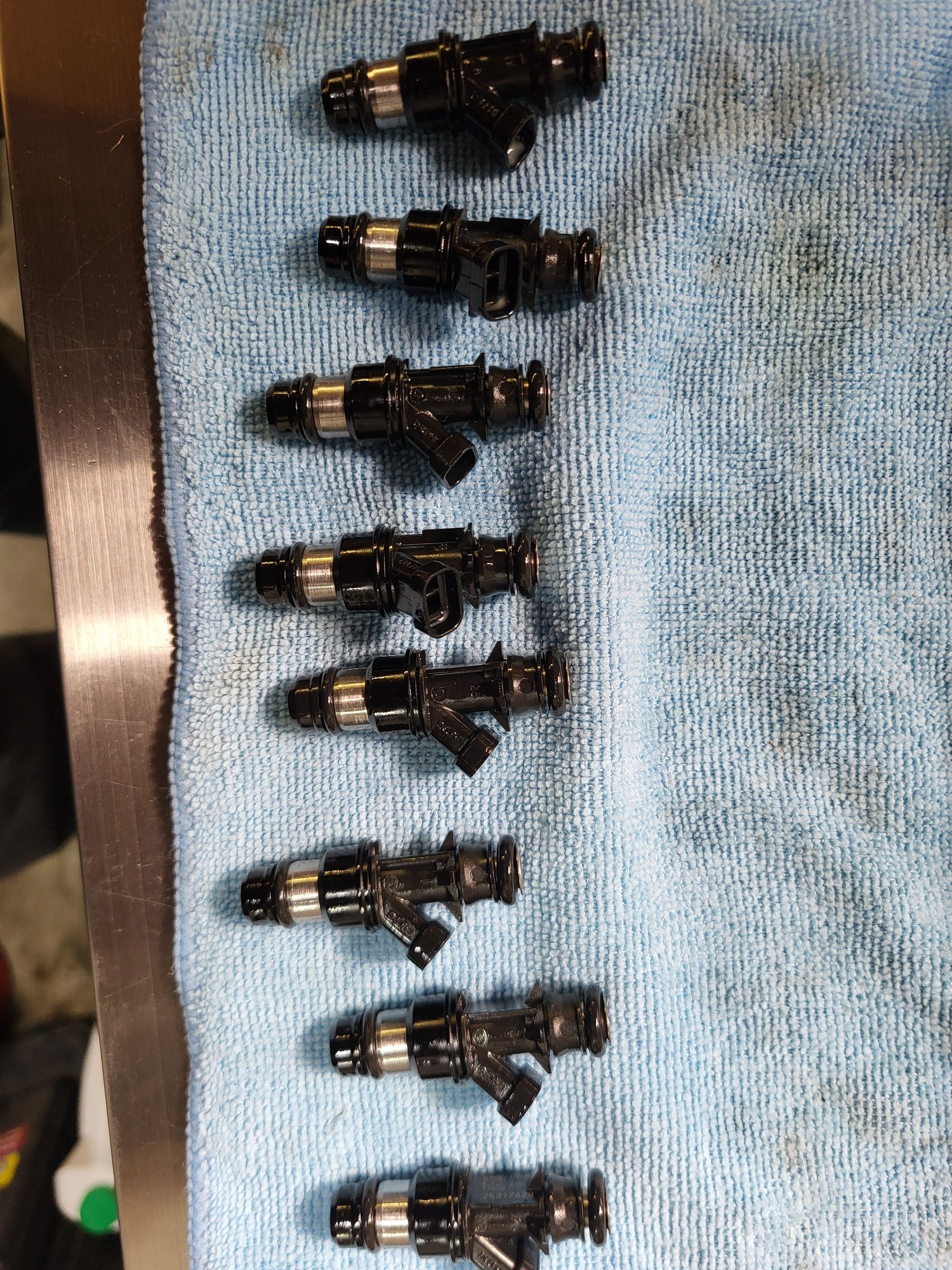 LS truck fuel injectors 99-06 silverado sierra yukon tahoe cleaned ...
