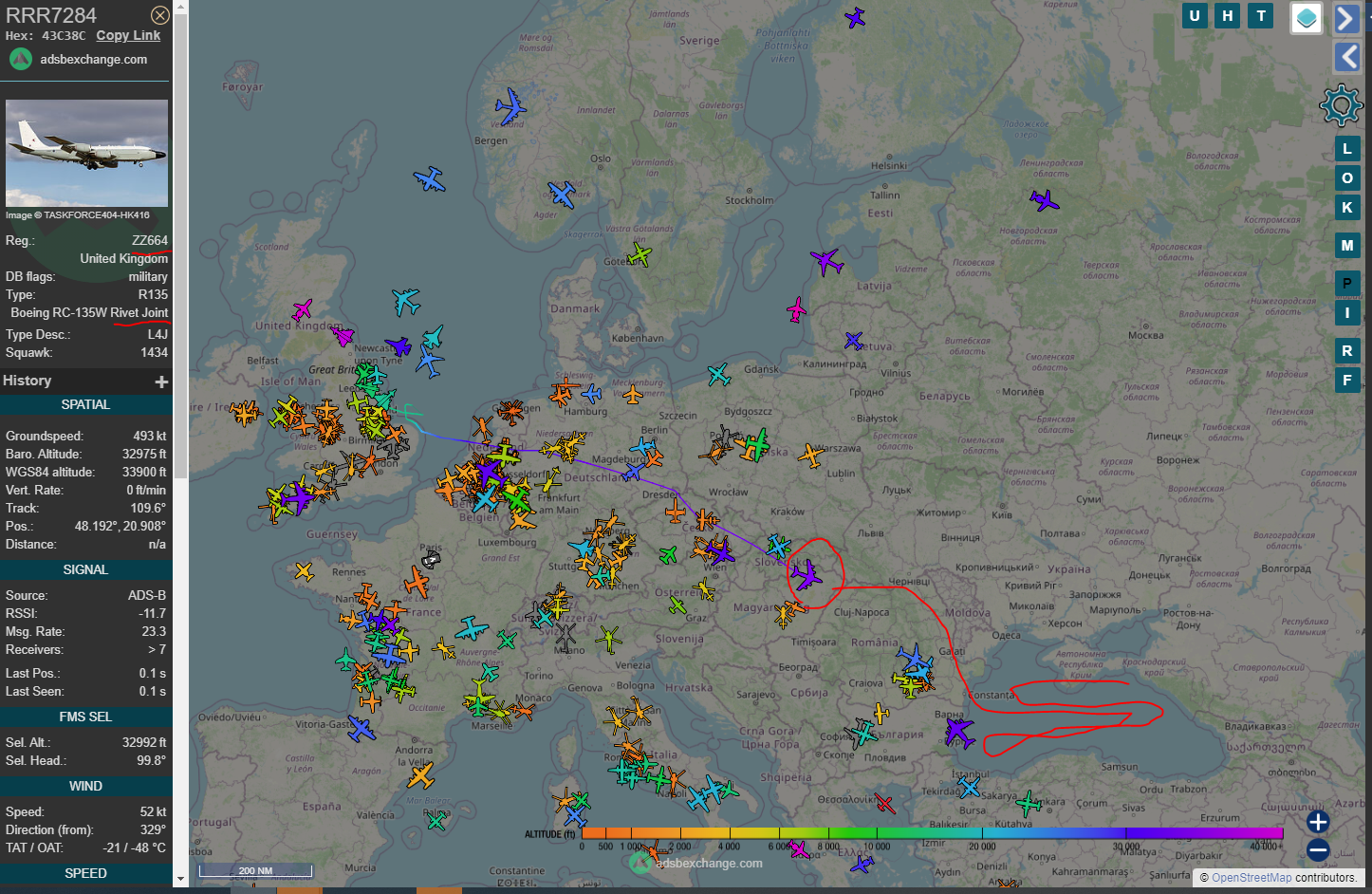 Rivet Joint busy - Daily Black Sea visits - Page 2 - PPRuNe Forums