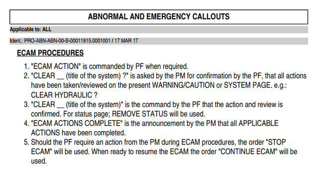Airbus ECAM Actions - Breaking Down the Wall - Page 3 - PPRuNe Forums