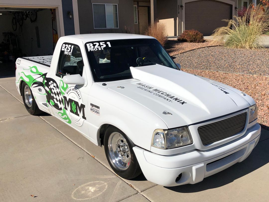 2001 Ford Ranger Drag Truck with 24' Pace Enclosed Trailer for Sale in ...