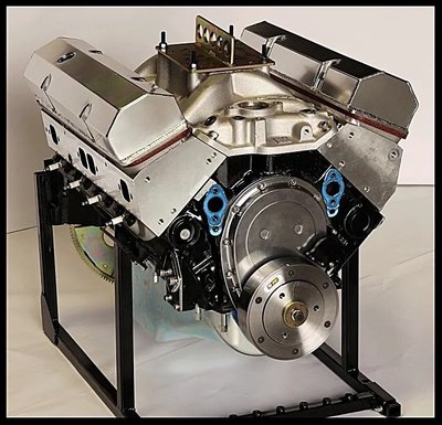 BBC CHEVY 496-505 ENGINE, DART BIG M BLOCK CRATE MOTOR 674HP for Sale ...