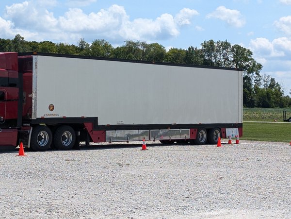 48 ' race trailer, double stack with hydraulic lift gate for Sale in ...