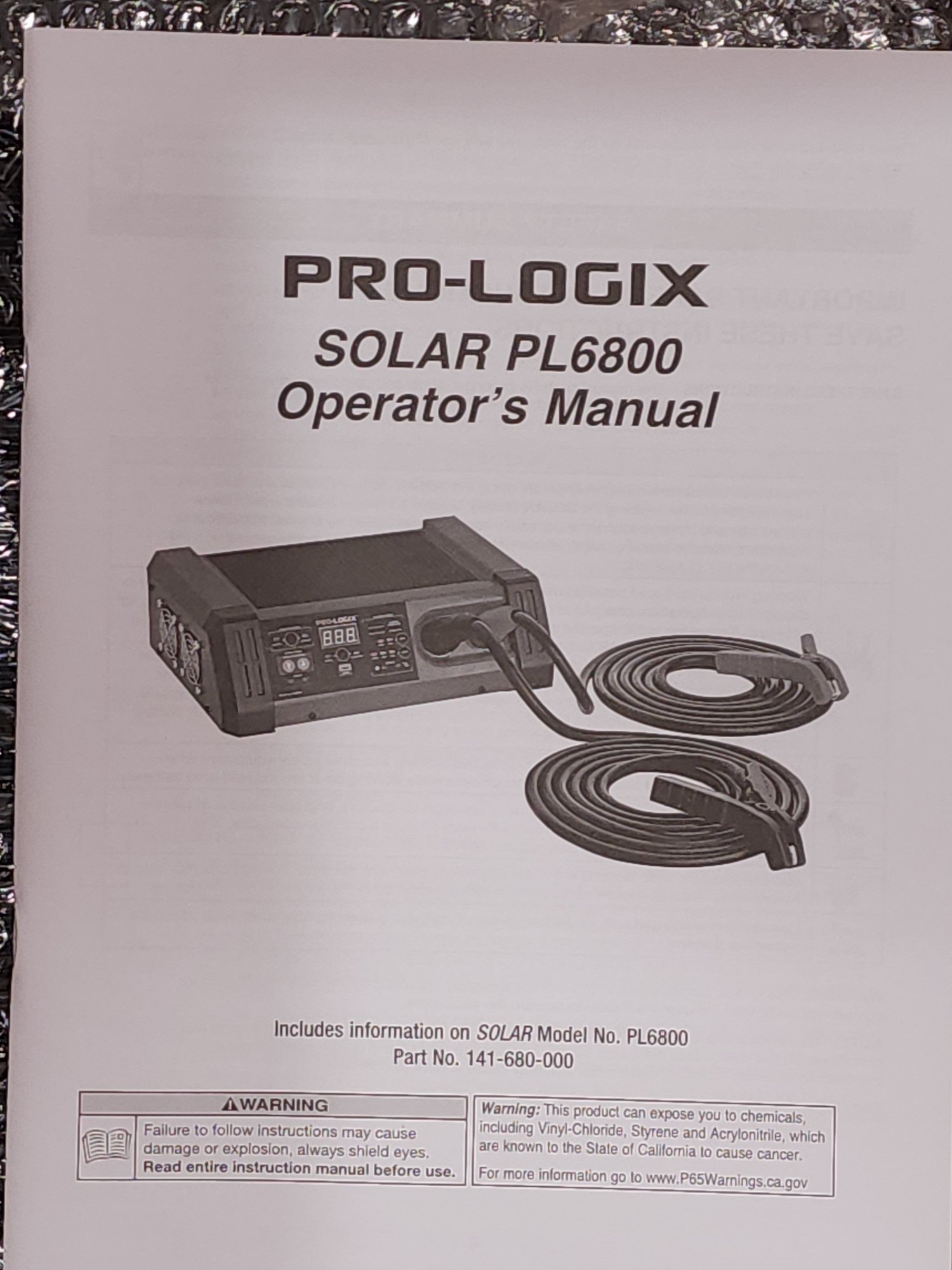 **NEW** Solar 12V Heavy Duty PRO-LOGIX PL6800 Battery Charger and Power ...