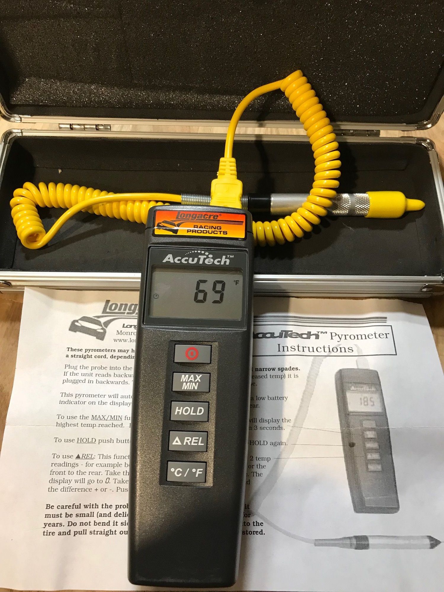 Longacre Tire Pyrometer AccuTech - Rennlist - Porsche Discussion Forums