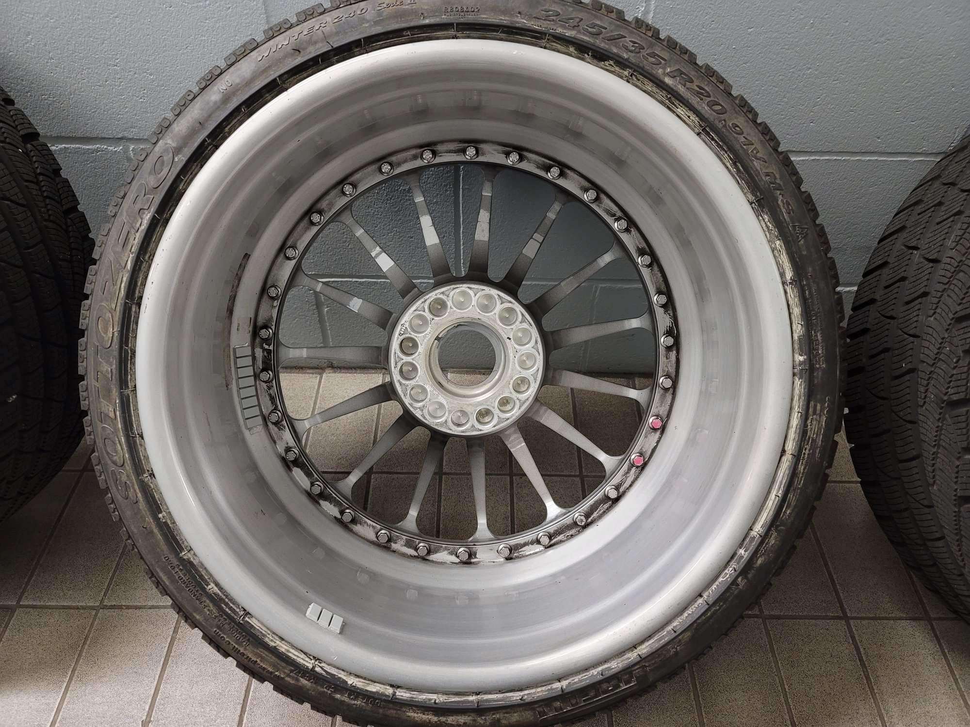 HRE RS103 Center Lock 20" Wheels and Snow Tires 991TT & 991 GT3 ...