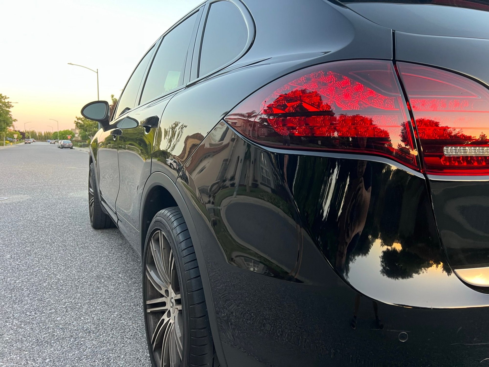 2011 Porsche 958 Cayenne Turbo, with PTV+ and PDCC. Black on Black, CA ...