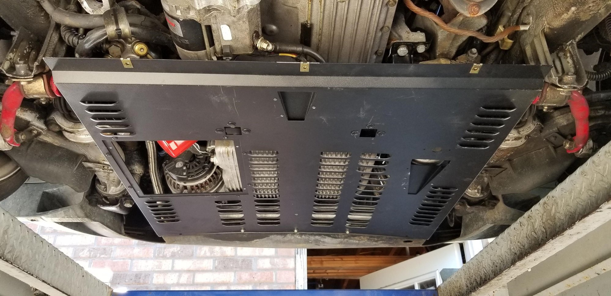 NEW PRODUCT 87 to 95 Front Belly Pan with Access Door - Rennlist ...