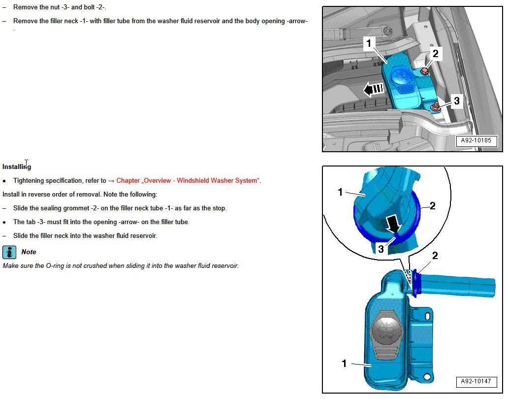 2014 q5 Windshield Washer Pump Location - AudiWorld Forums
