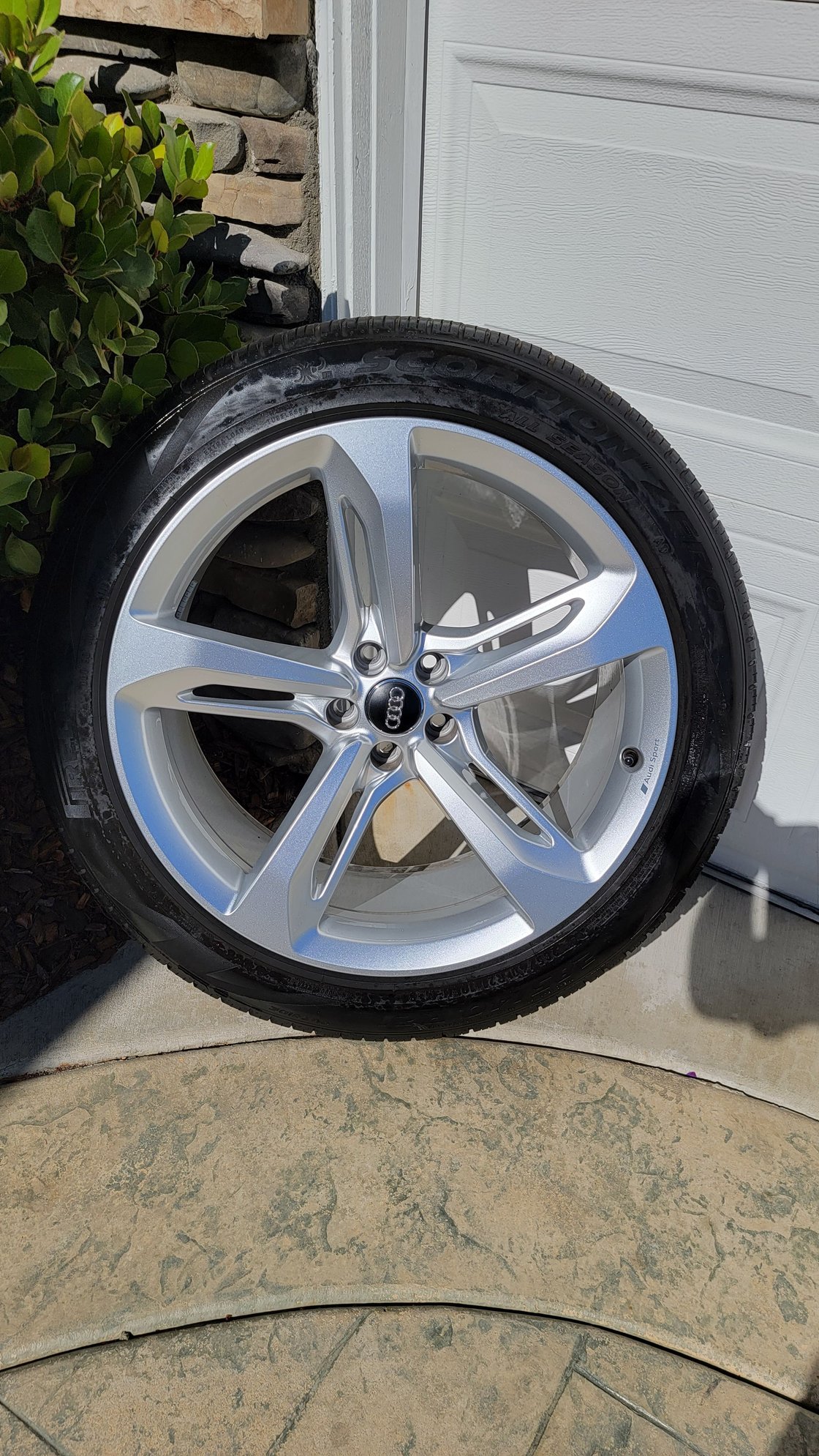 21" Audi 5 Double Spoke Wheels w/ Pirelli Tires - AudiWorld Forums