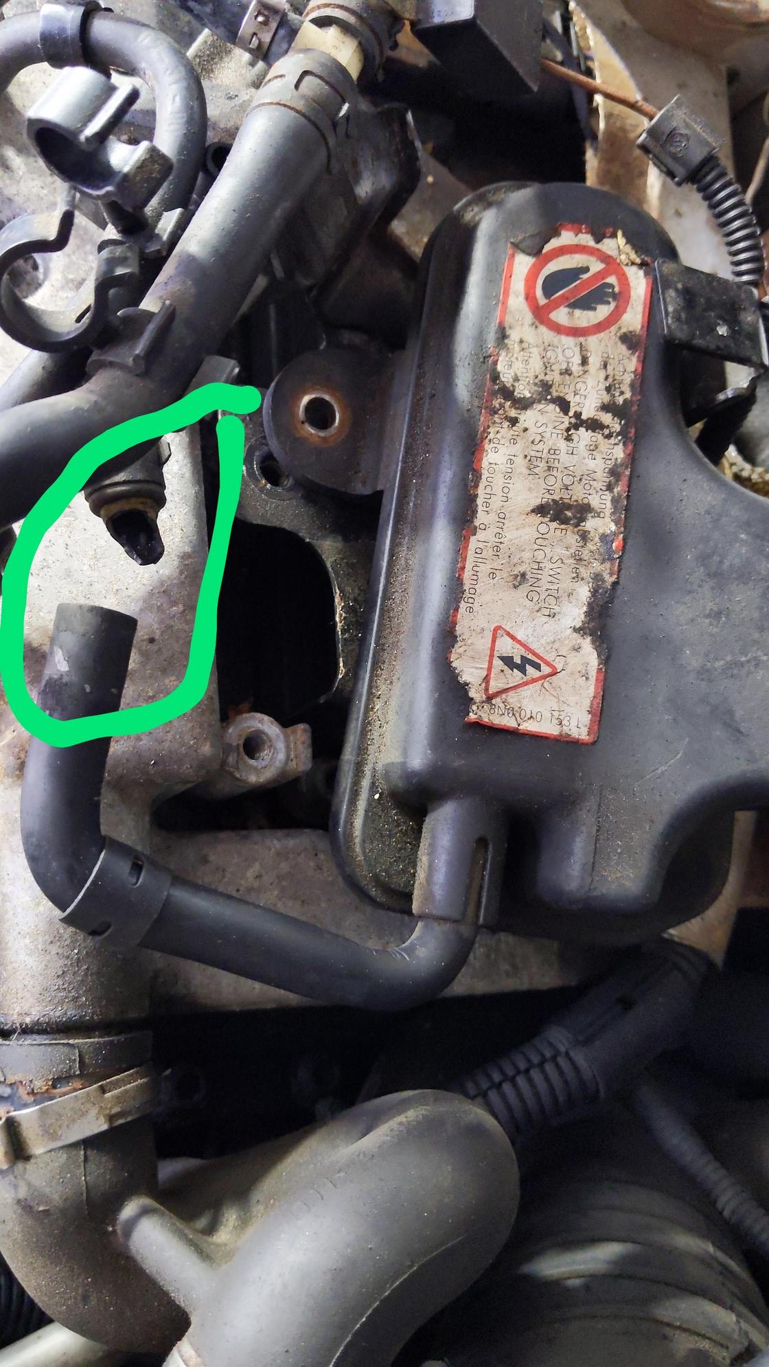 N75 Assembly Rigid Vacuum line to Vacuum Reservoir Part Source ...