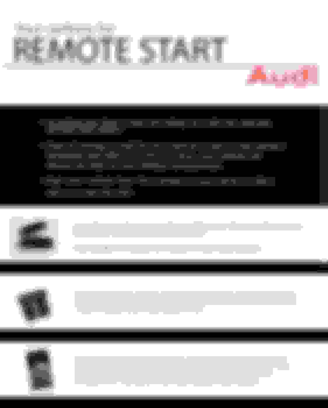 Remote Start? - AudiWorld Forums