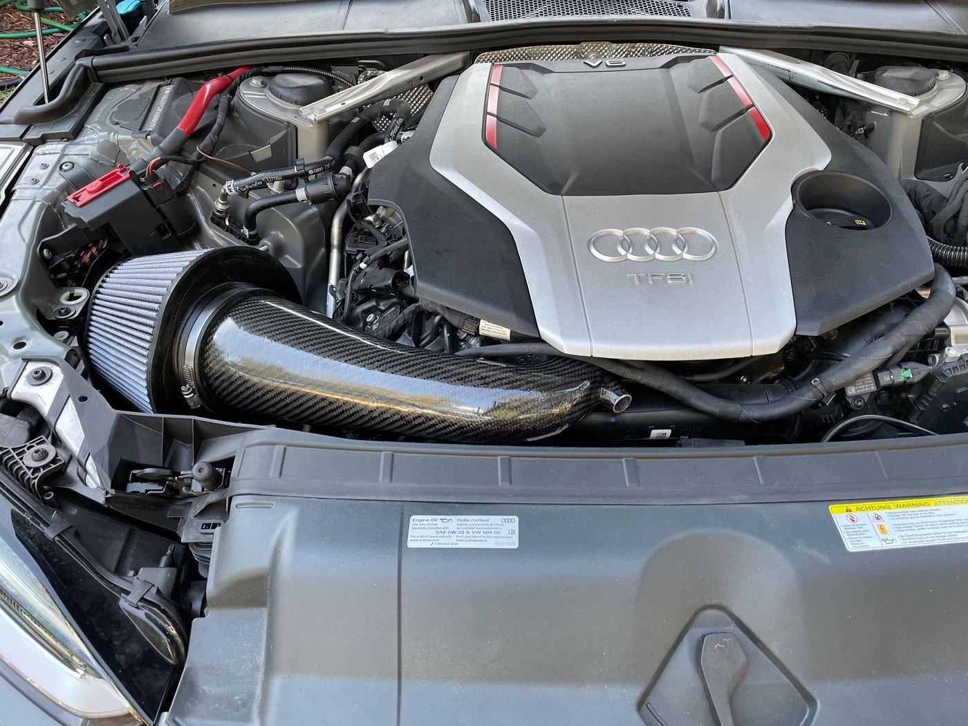 Custom carbon fiber intake/inlet for B9 S4/S5 - AudiWorld Forums