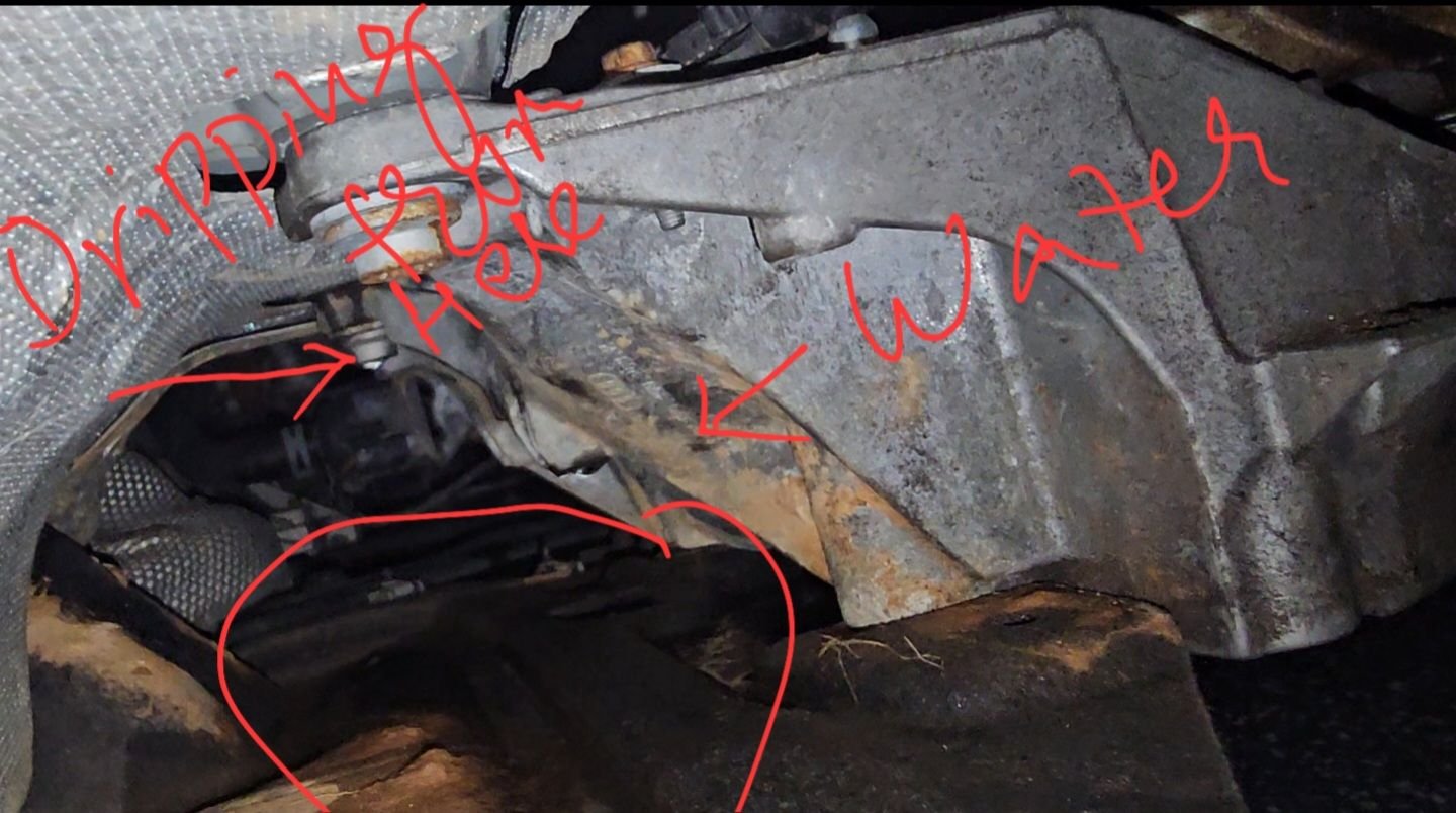 Water near center of the car dripping - AudiWorld Forums