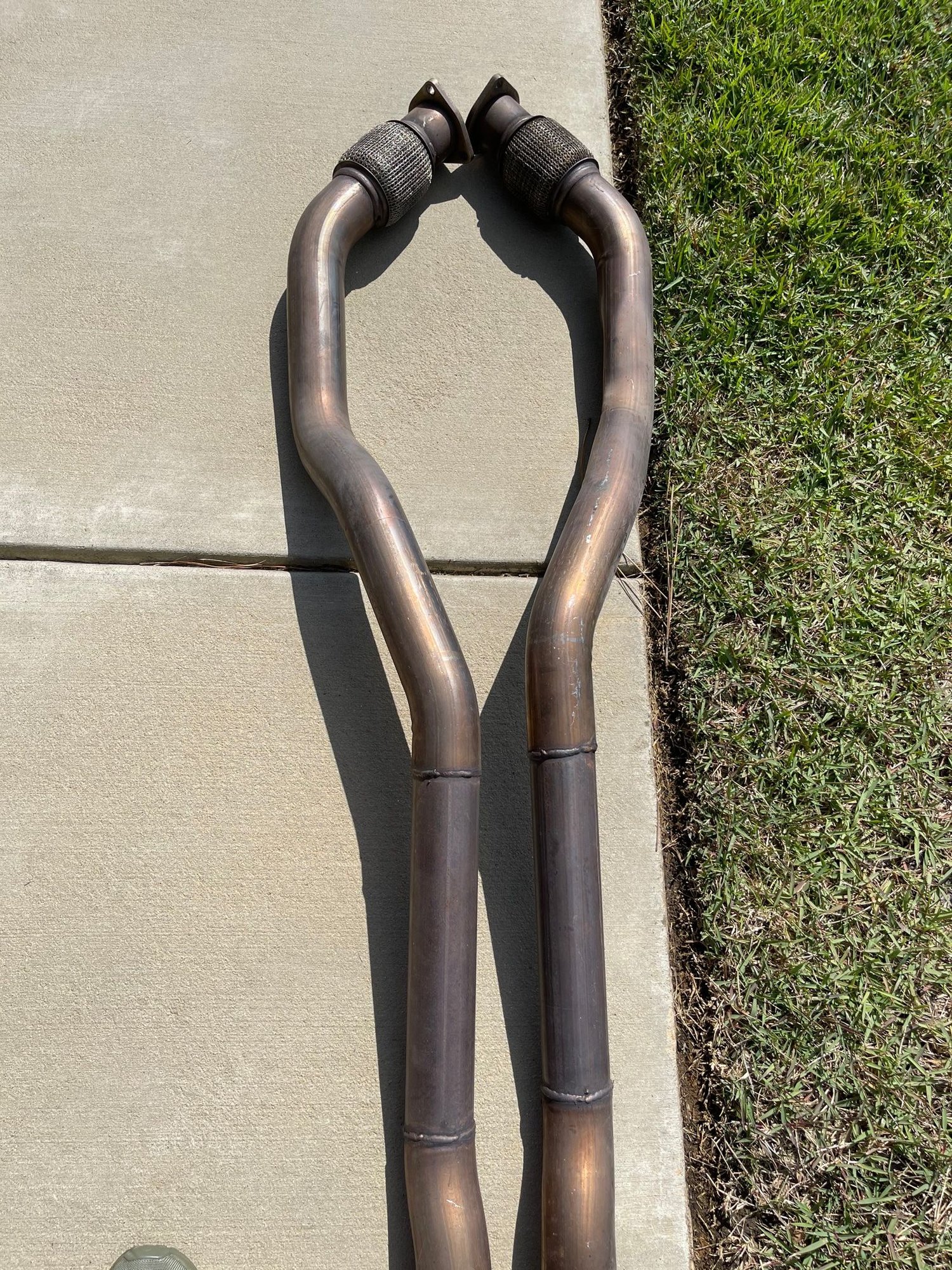 OEM S6 Sport Package Exhaust (black tip w/ Valves) AWE Track Exhaust Mid-pipe Muffler ...