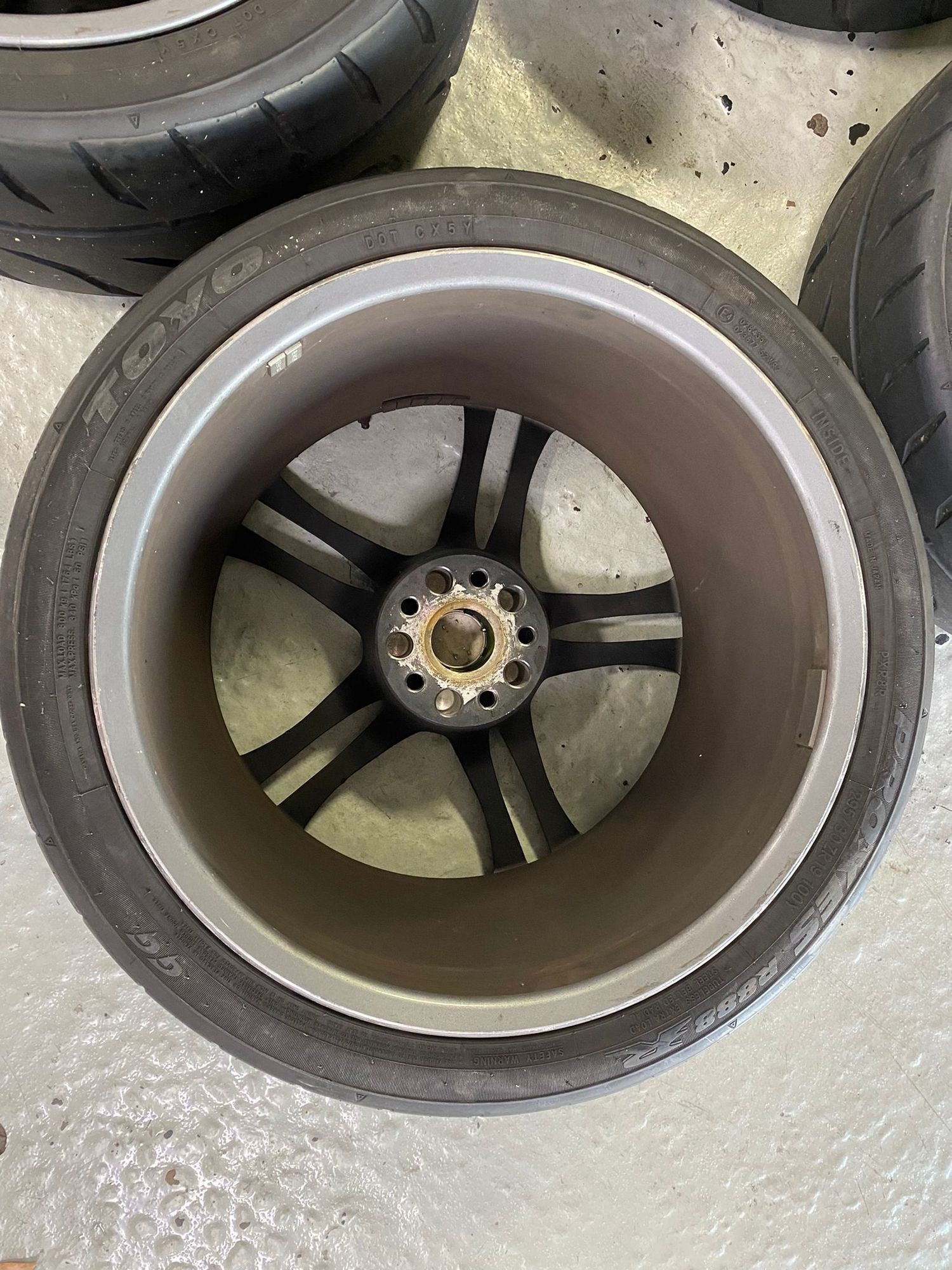 OEM R8 wheels with Toyo R888 tires - AudiWorld Forums