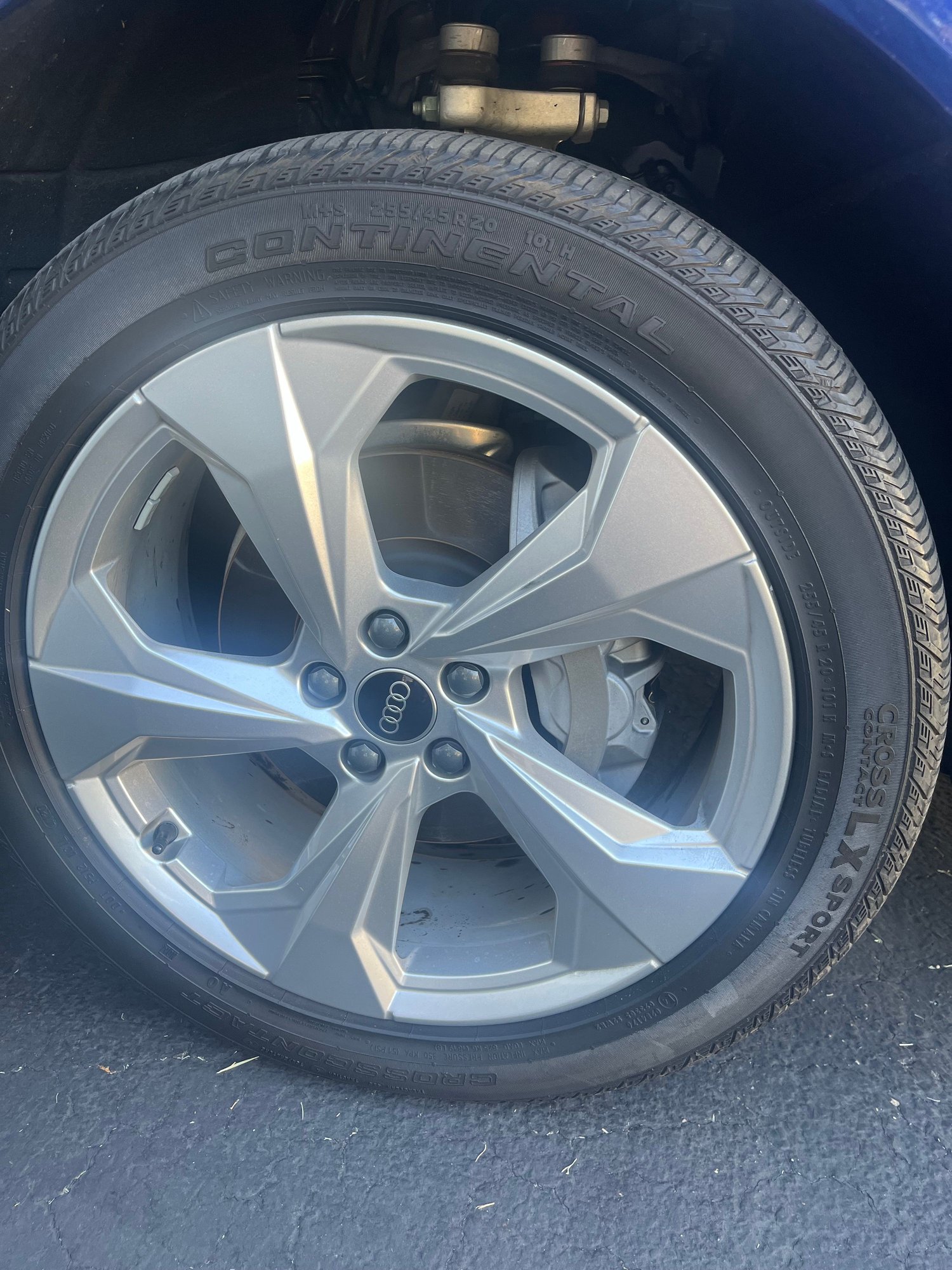 20" Five Arm Star Design Wheels w/Conti Contact Sport+ Tires ...