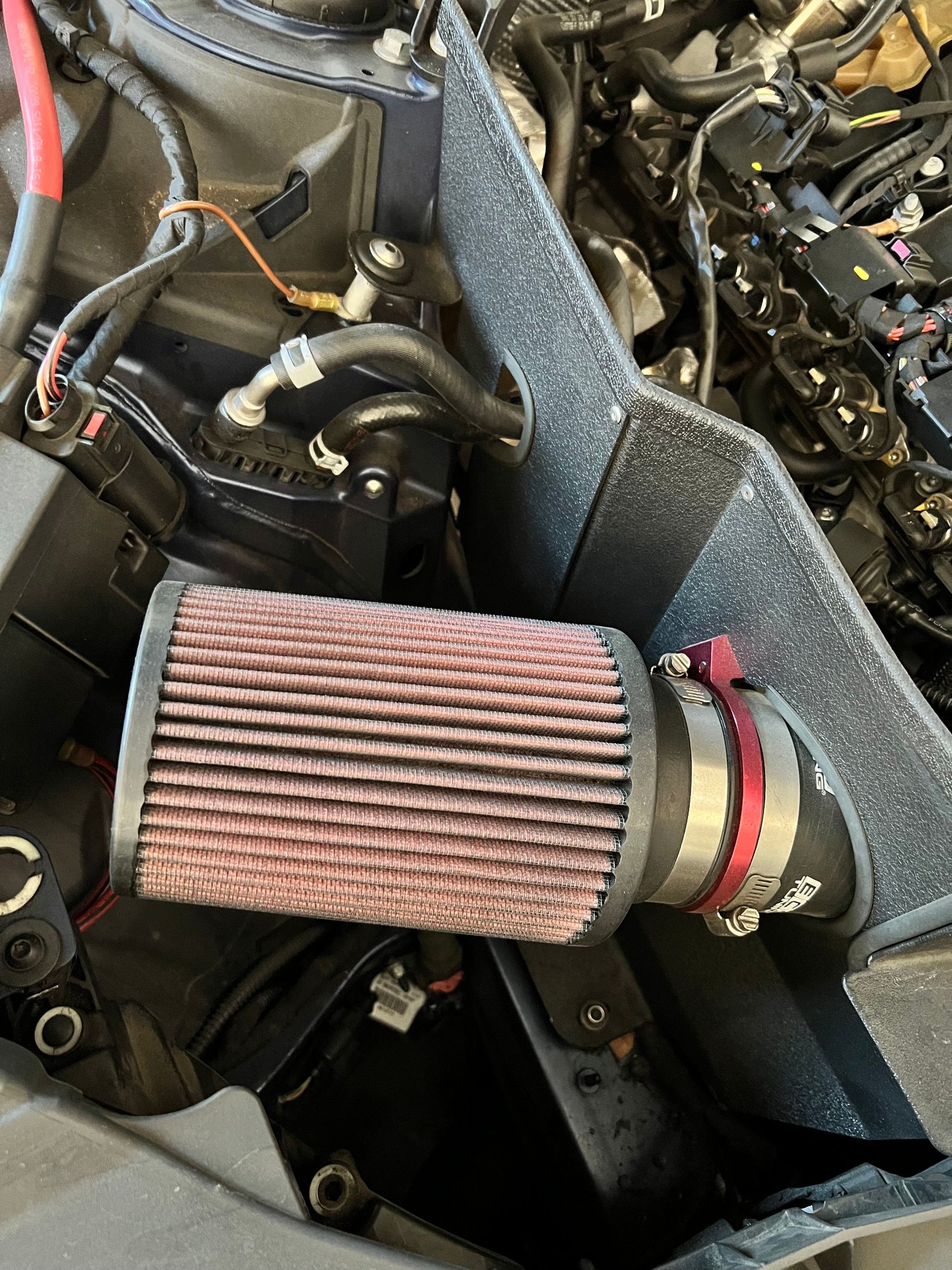 Audi b9 A4 ecs full luft Technik intake + additional air scoop dam ...