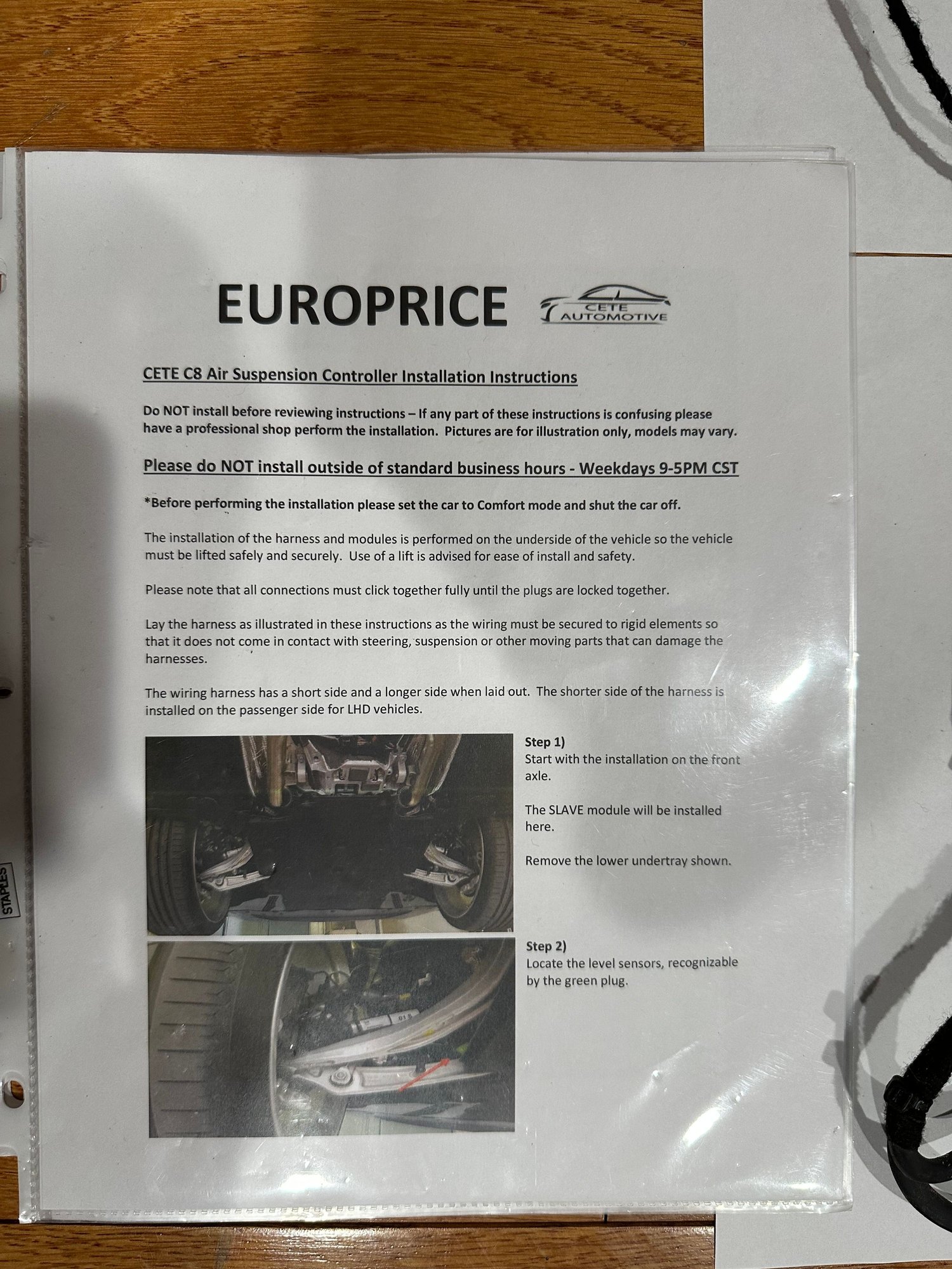 CETE AUDI A6, S6, RS6, A6 ALLROAD AIR C8 SUSPENSION LOWERING - AudiWorld Forums