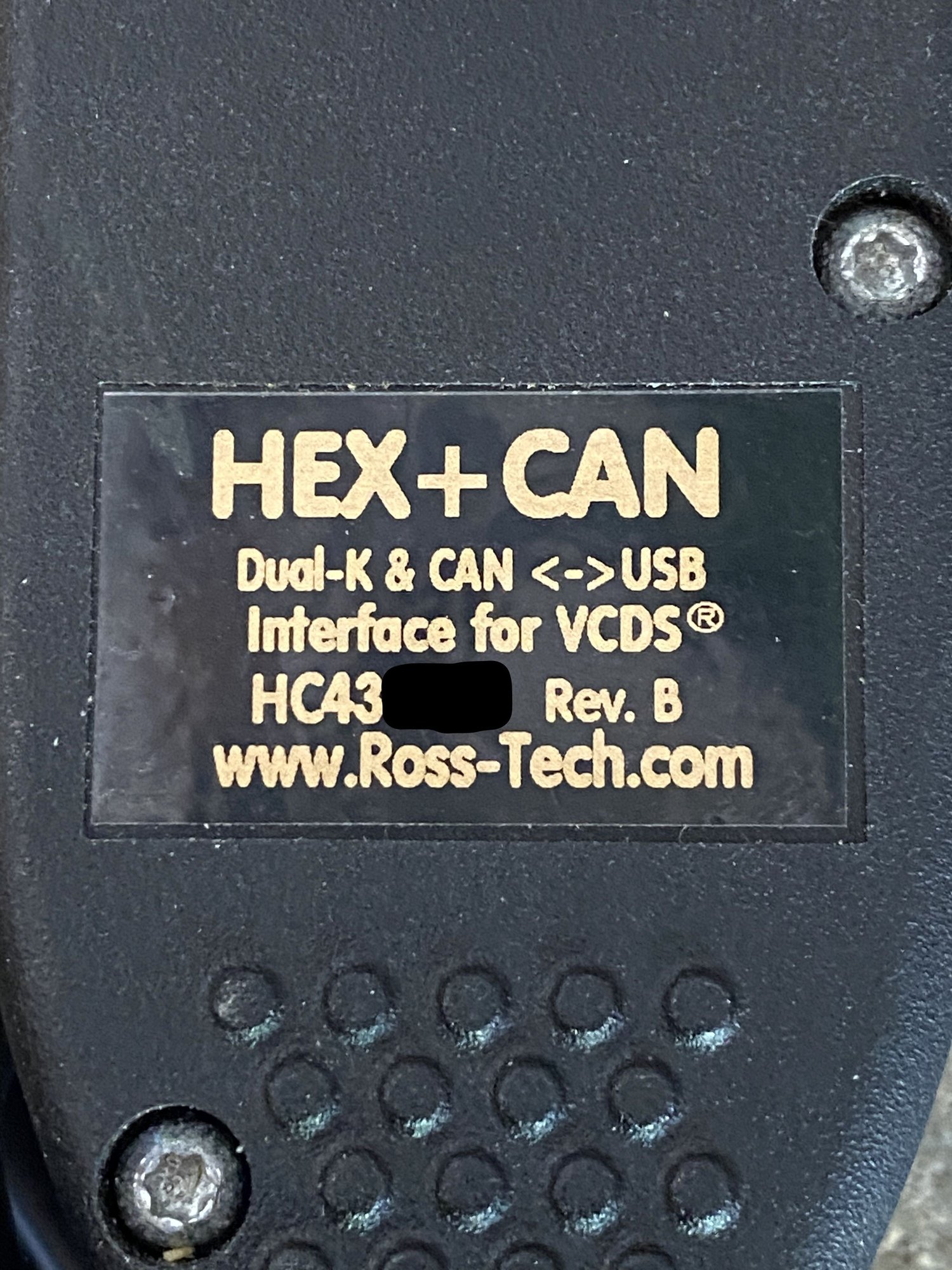 Audi Other Ross-Tech VCDS HEX+CAN Cable - AudiWorld Forums