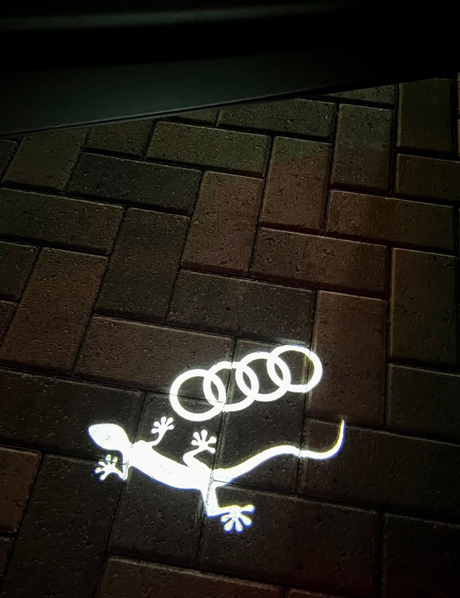 4 sets of Puddle Lights / Gecko / Allroad / Audi Rings / Plain ...