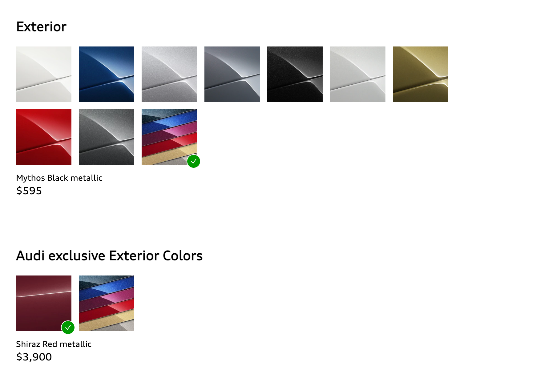 Configurator Now Live - Page 4 - AudiWorld Forums
