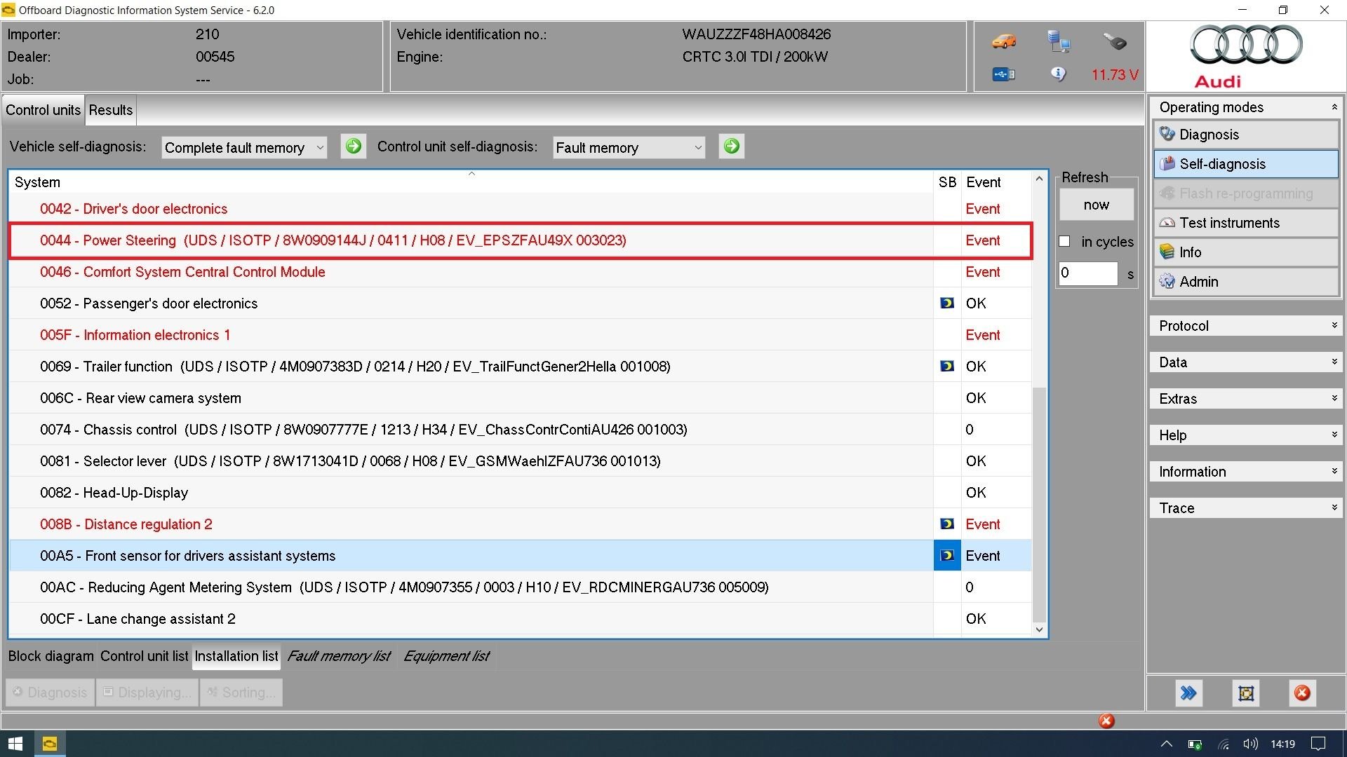 RO: Steering rack replacement - AudiWorld Forums