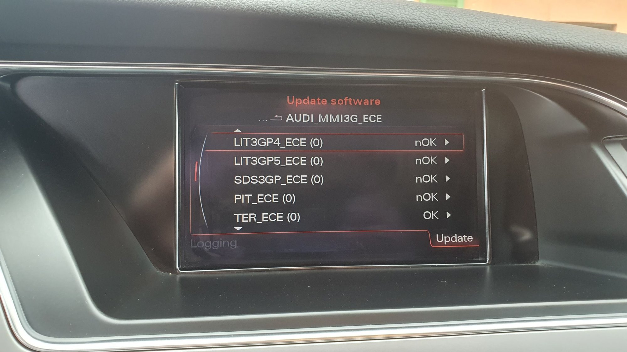 Error on MMI update: Media and Nav out of order - AudiWorld Forums