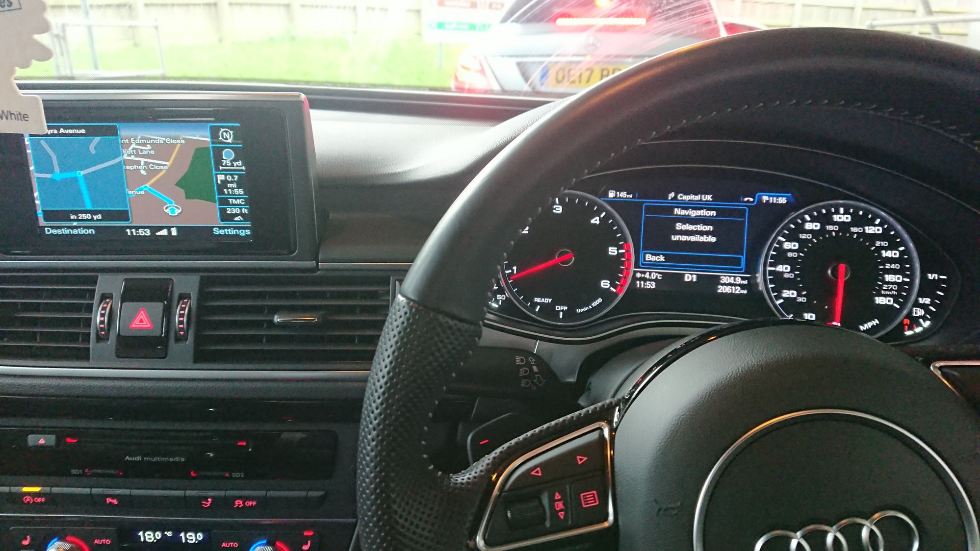 Dash Board Map display not shown - AudiWorld Forums
