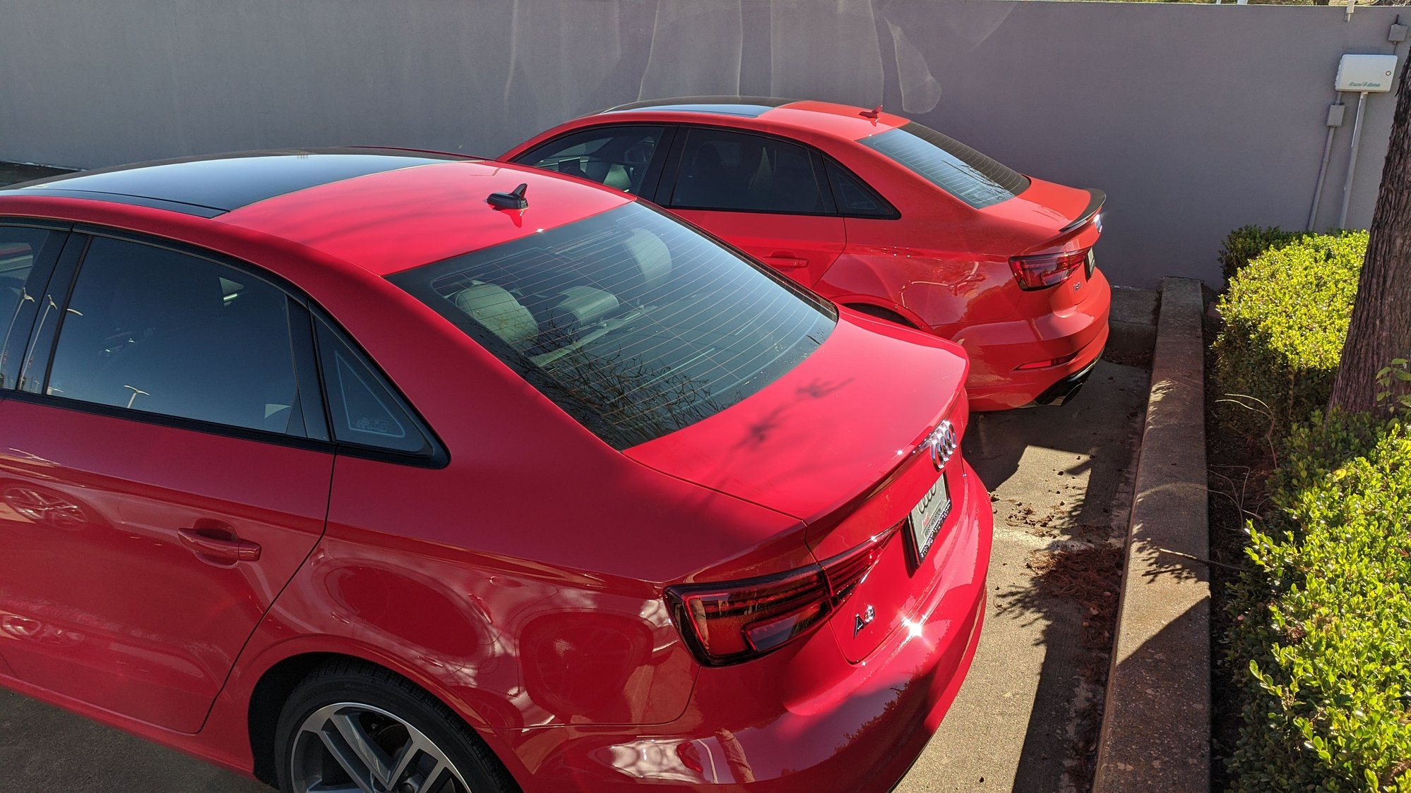 Catalunya Red vs. Tango Red: finally got a few pics - AudiWorld Forums