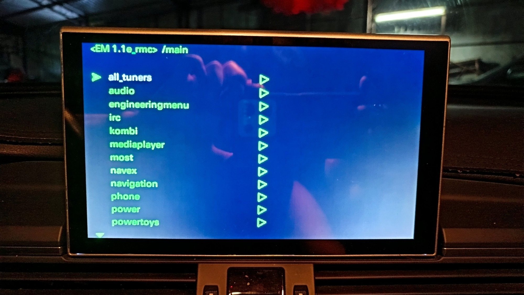 2014 A6 MMI RMC_EU_P12321 green menu - AudiWorld Forums