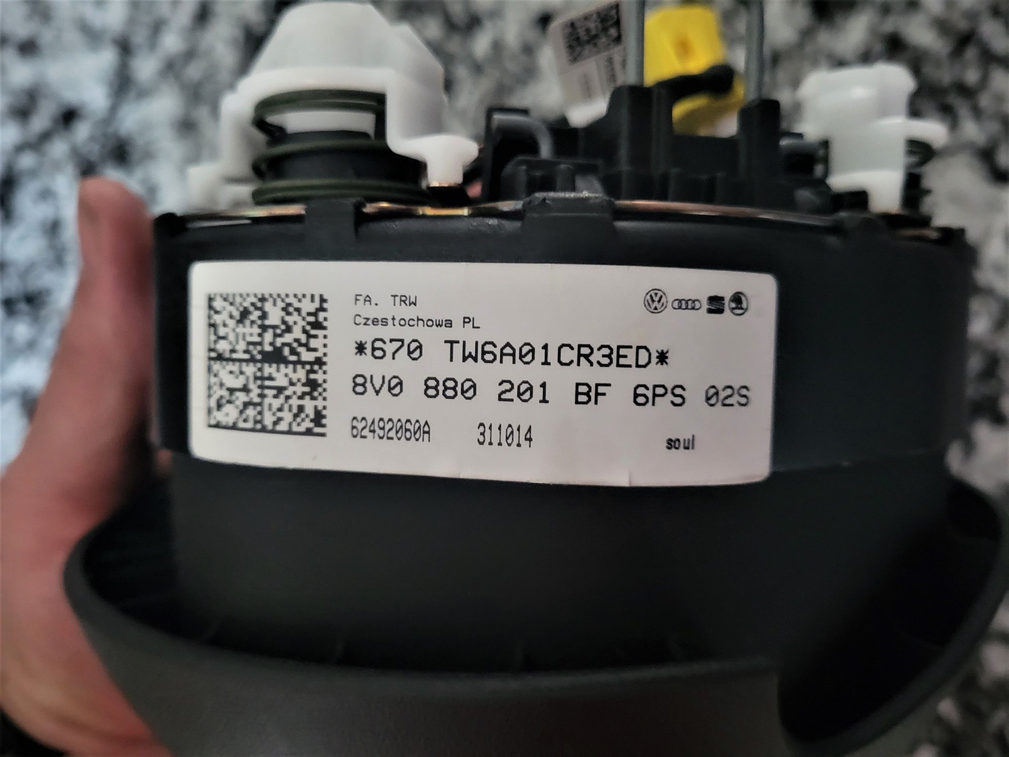 OEM A/S/RS3 Round Airbag - AudiWorld Forums