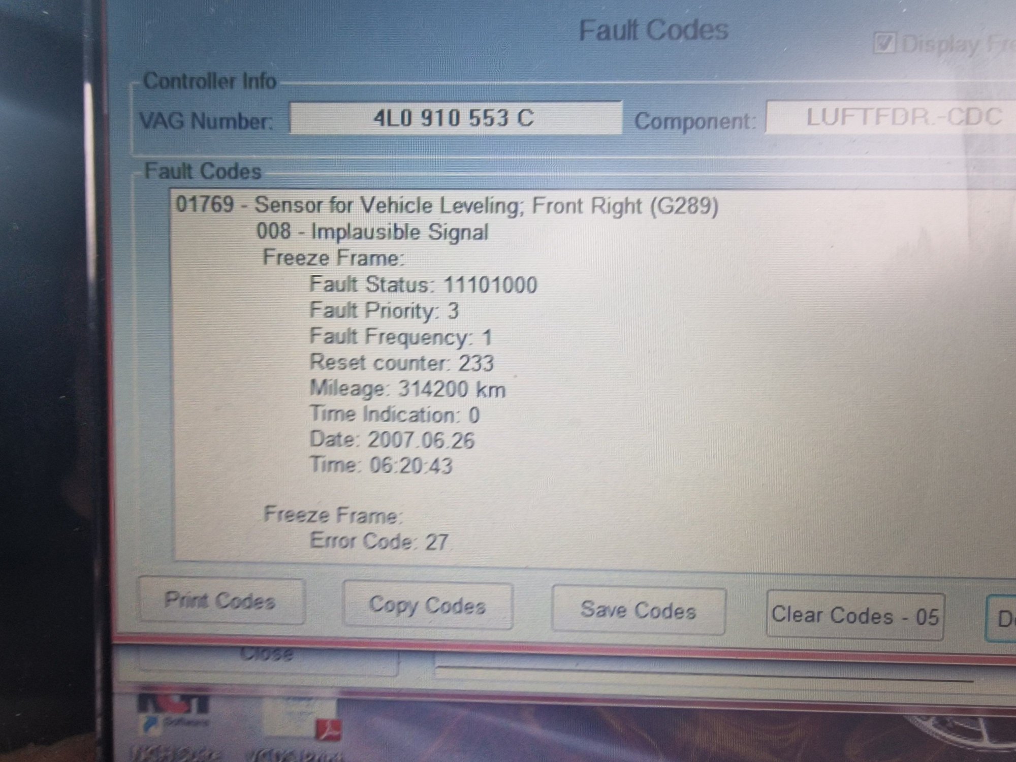 Q7 suspension won't clear faults - AudiWorld Forums