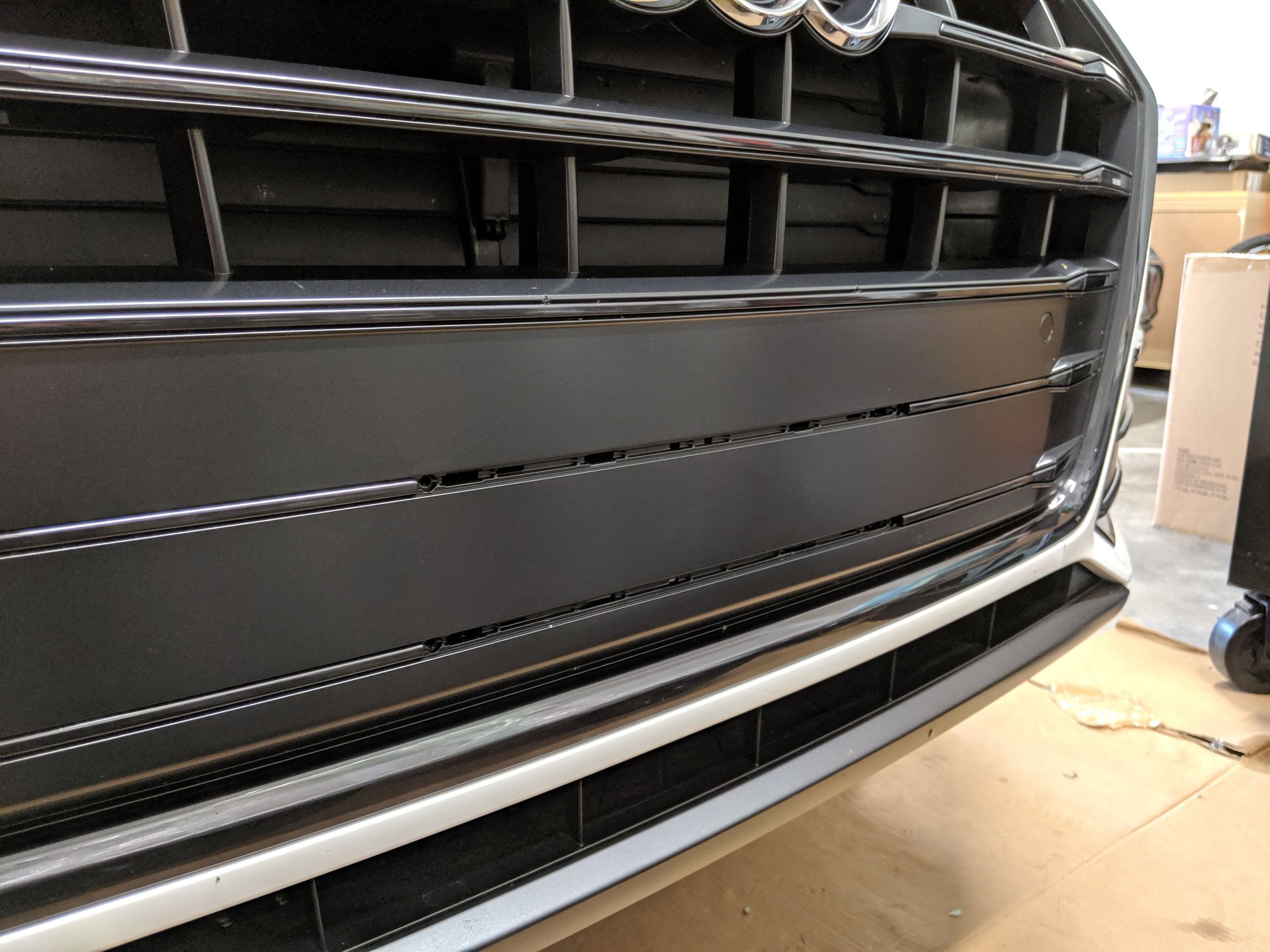 Trim Bezel behind front license plate - Page 3 - AudiWorld Forums