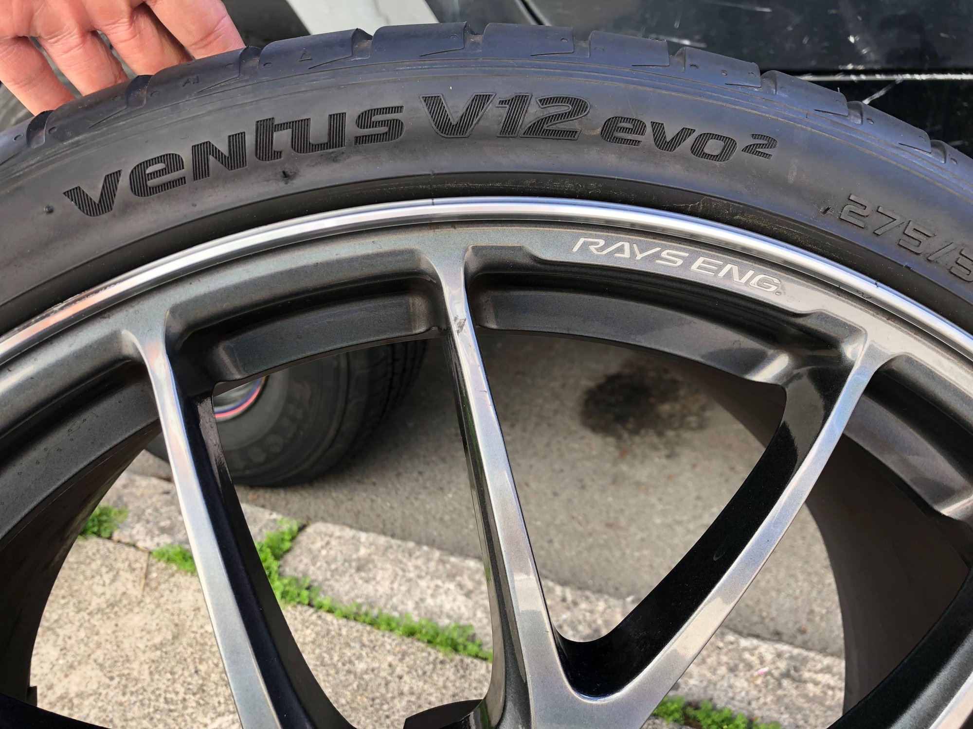 Rays Engineering - Volk G27 G27 20 x 9.5J +36 5x112 w/ Tires (Audi A5 ...