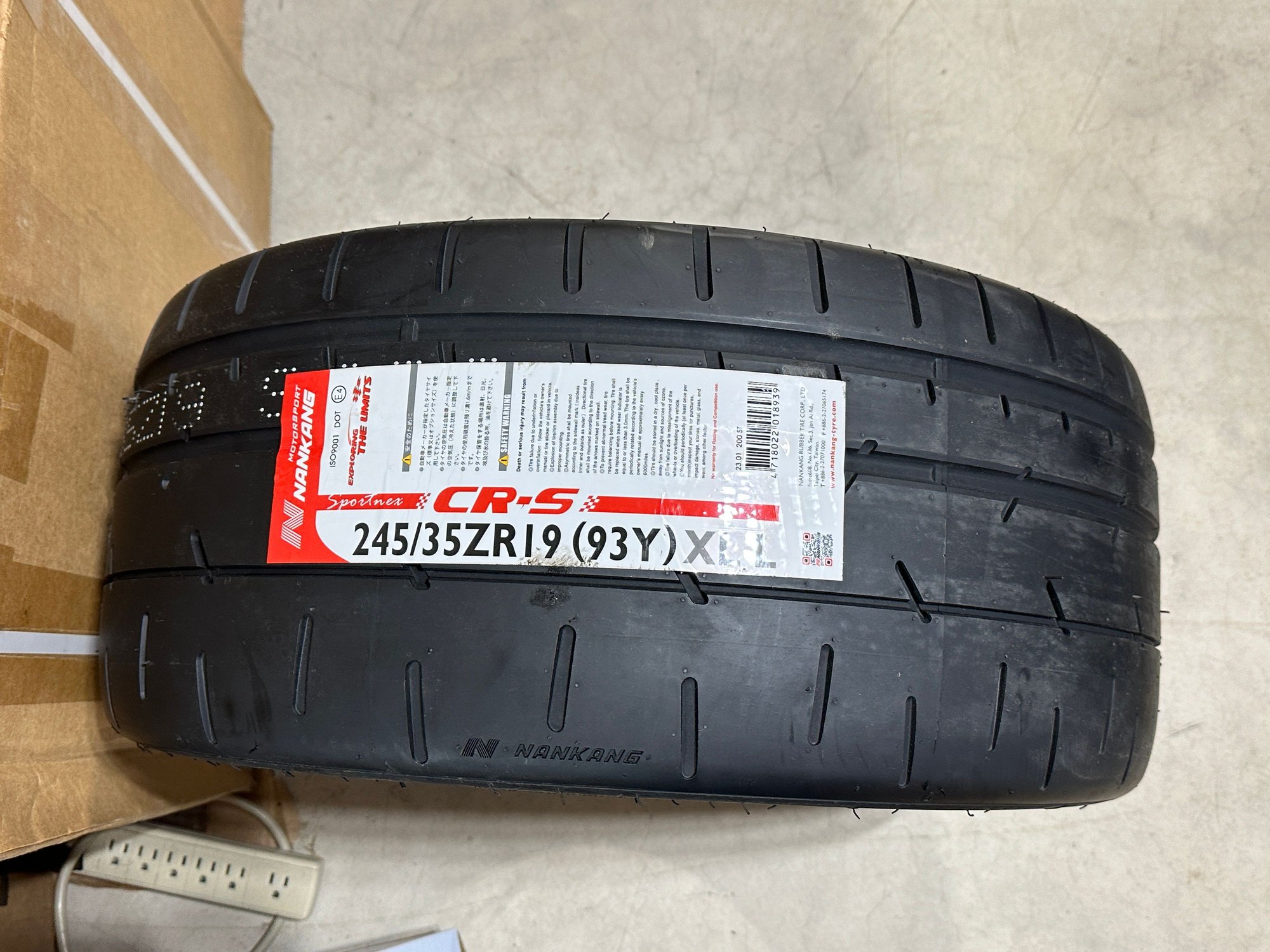 Set of 4 new Nankang CR-S v2 Competition / Summer Tires 200 Tread wear in stock size ...