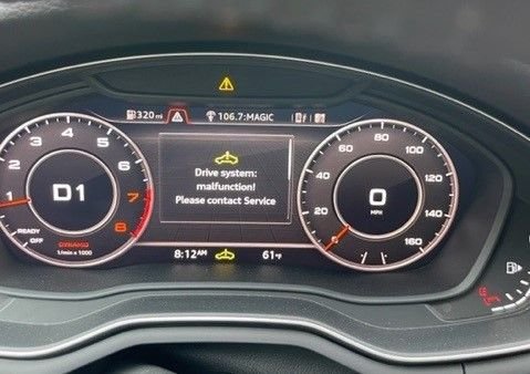 Drivetrain malfunction warning - AudiWorld Forums