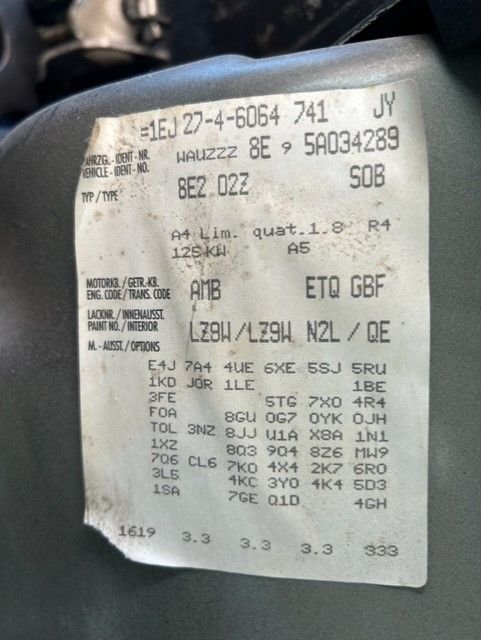 NZ: Which Audi do I have? - AudiWorld Forums