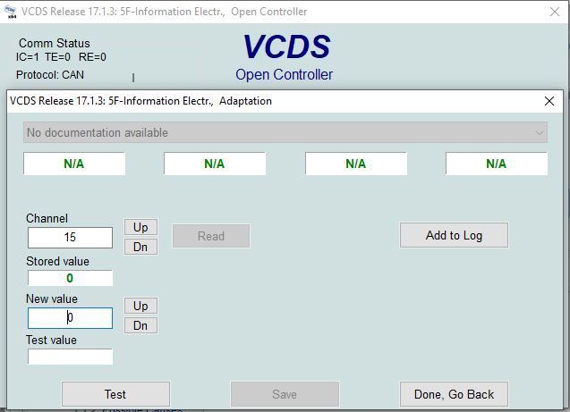 5F-Info Elect. Module - Invalid Dataset, Software Version Management ...