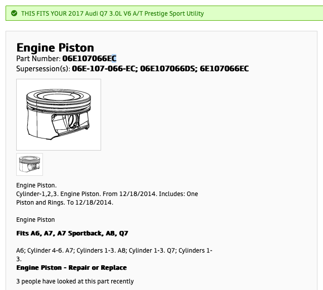 Does my 2017 Audi Q7 3.0T really need an engine replacement? - Page 9 - AudiWorld Forums