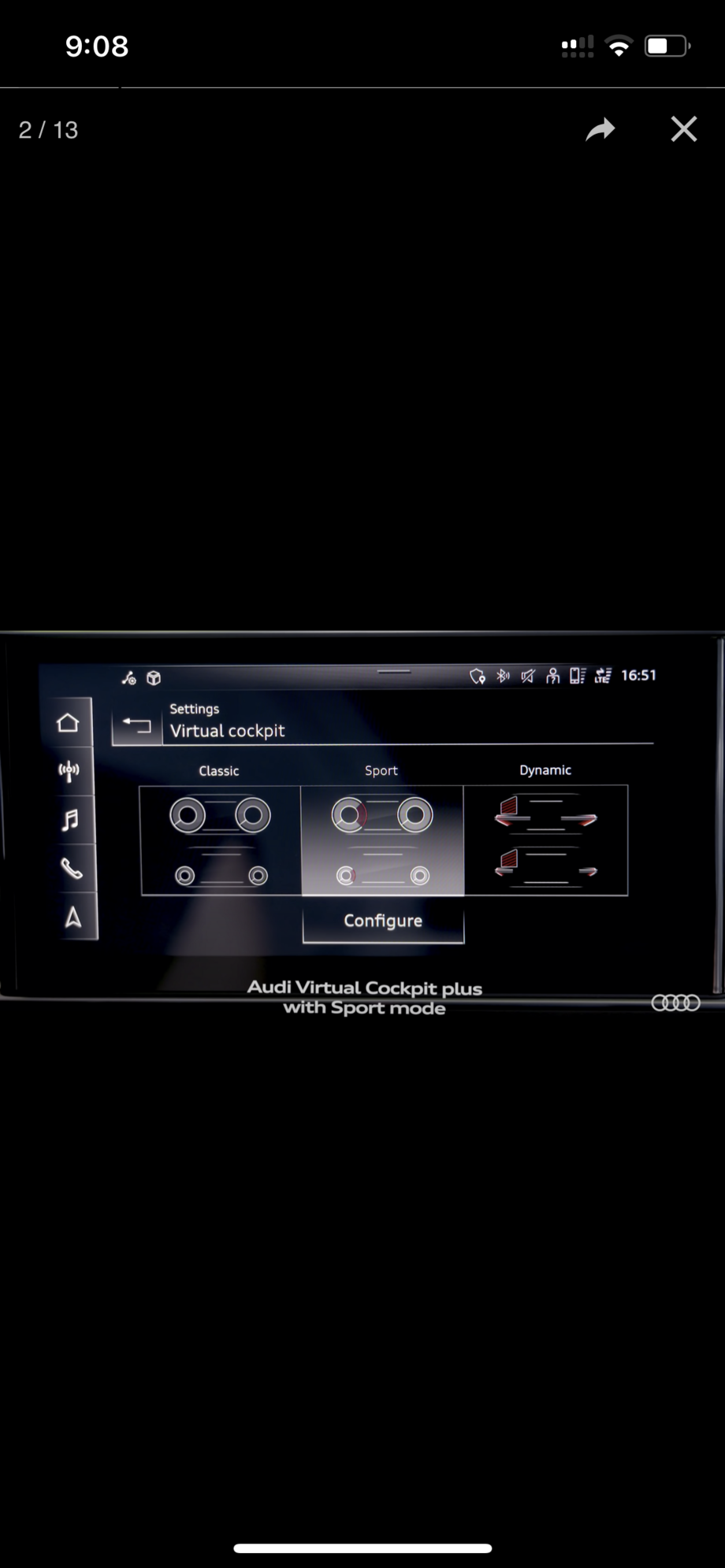 Virtual Cockpit View & Settings - AudiWorld Forums