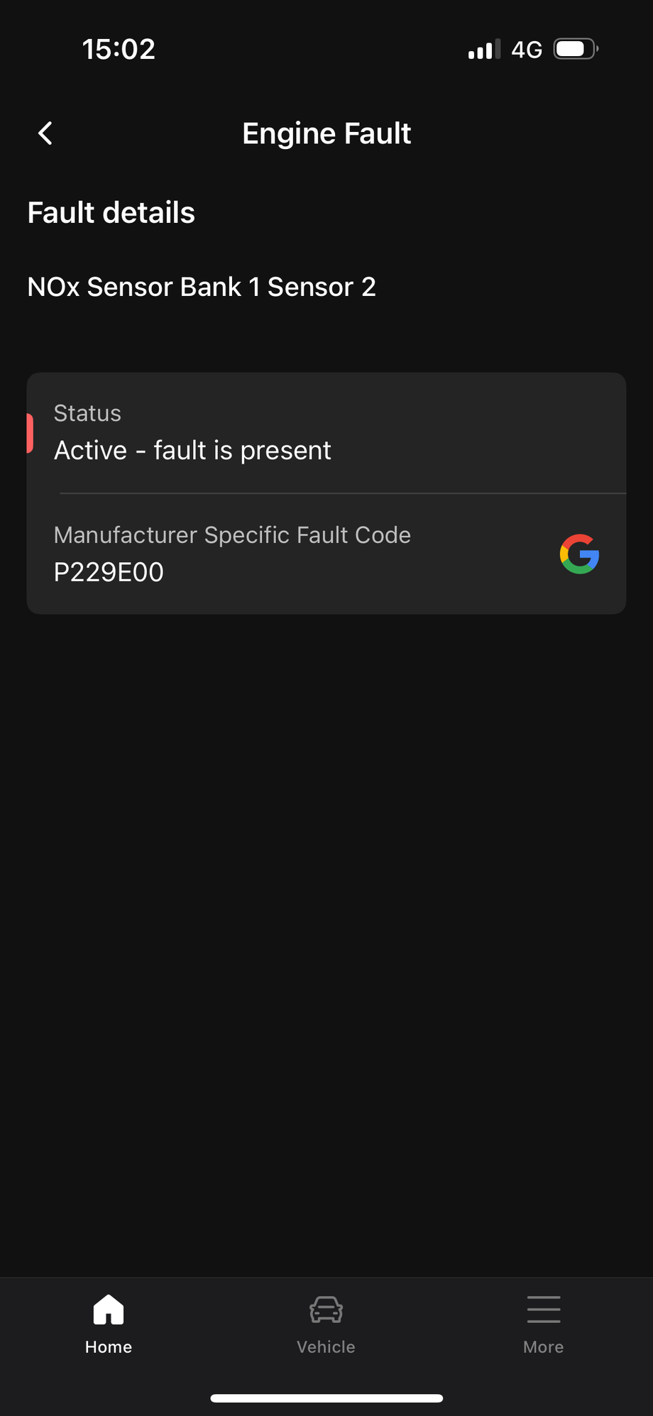 NOx sensor bank 1 sensor 2 fault 50tdi - AudiWorld Forums