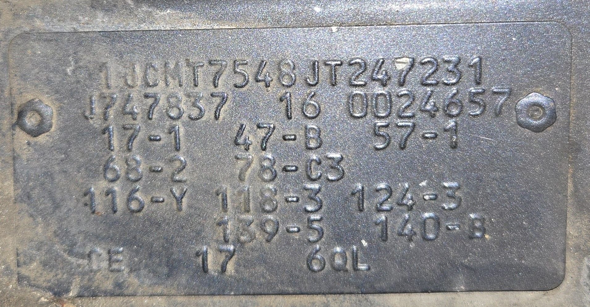 1988 Wagoneer (XJ) data plate decoding | Jeep Enthusiast Forums