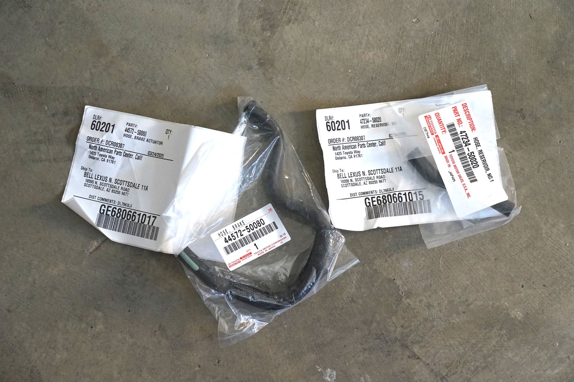 BRAND NEW OEM Lexus Brake Actuator + 3 Hoses (LS460/LS600h) - Part ...