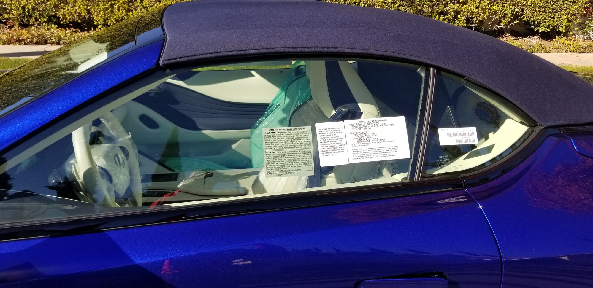 Only remaning "NEW" LC 500 Structural Blue Inspiration Series ...