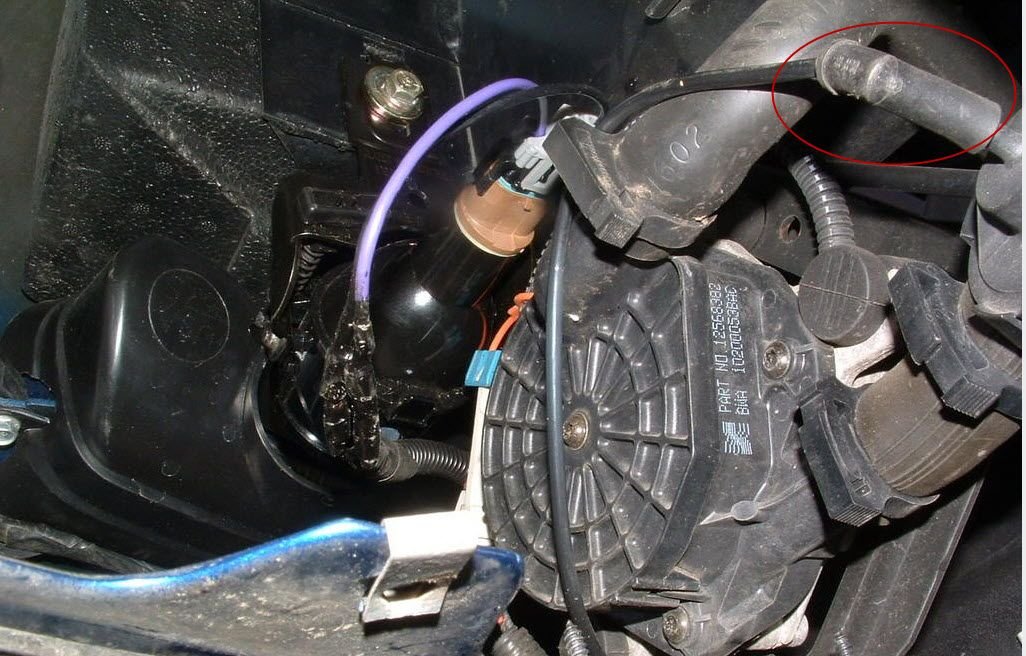 Intake manifold HVAC vacuum fitting - CorvetteForum - Chevrolet ...