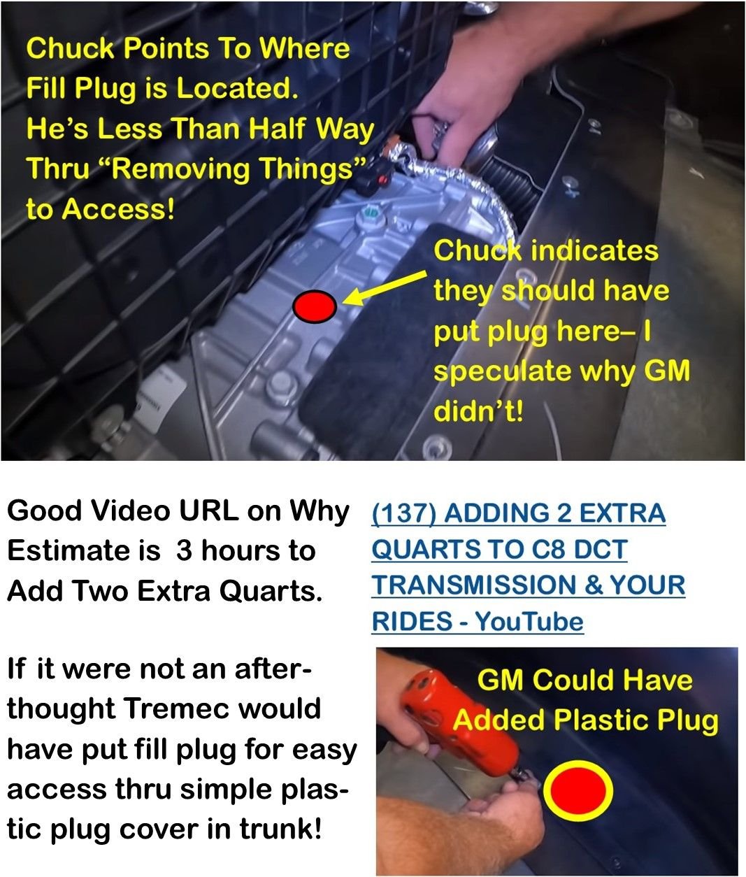 C8 DCT TOP brass fill Plug size ??? - CorvetteForum - Chevrolet ...